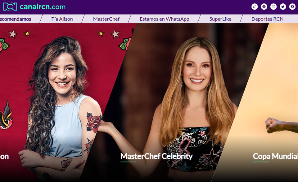 Oferta digital de RCN entre las preferidas de la audiencia en Colombia ...